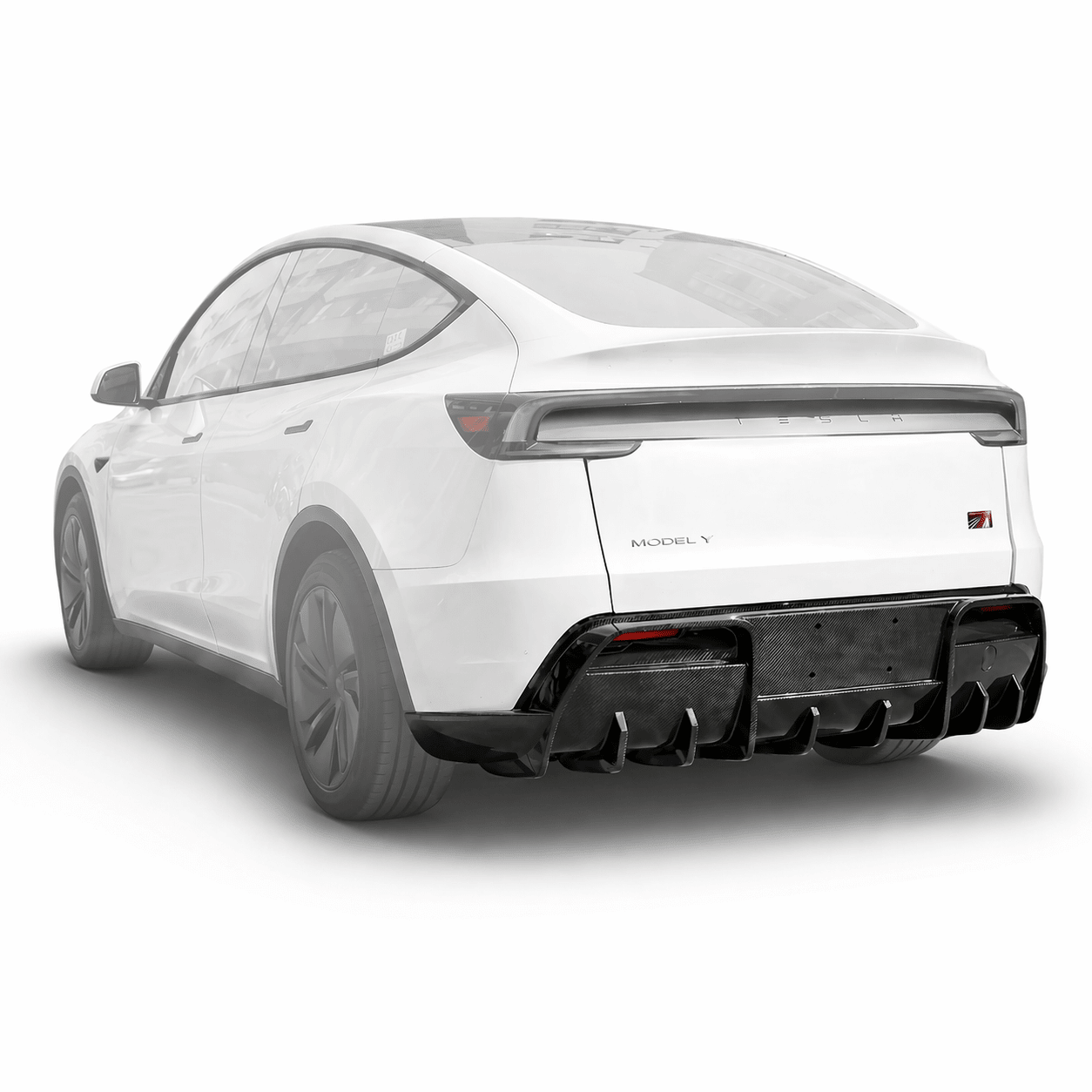 Carbon Fiber Rear Diffuser for Tesla Model Y Juniper | Glossy & Matte ...